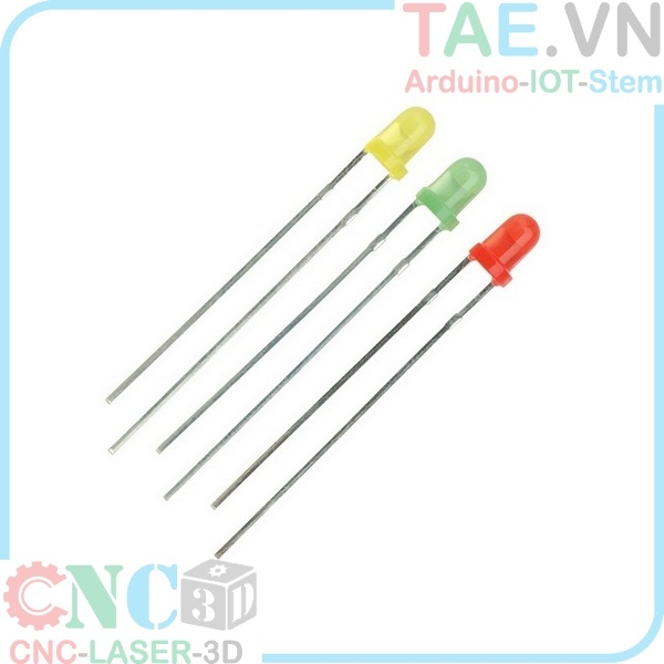 Led 3MM - 3V 10 con / bịch Trường An Equipment