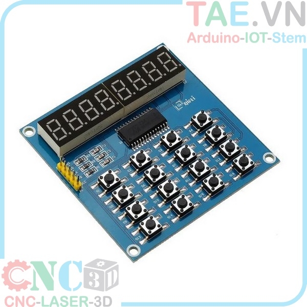 Module Hiển Thị 8 Led &16 Key TM1638 Trường An Equipment