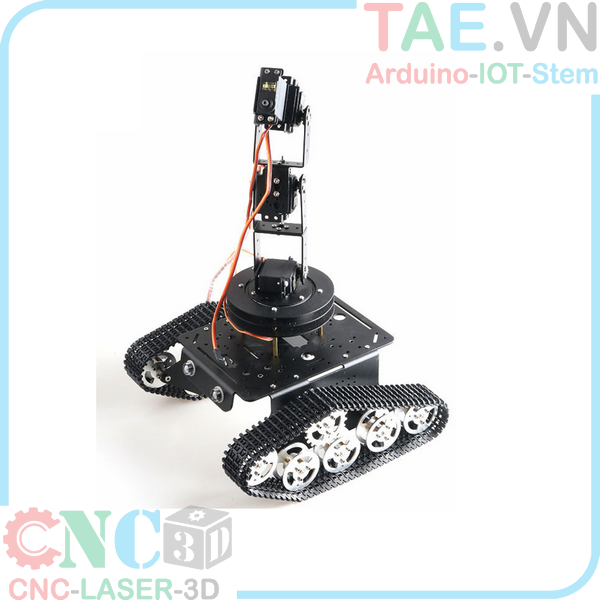 Khung Robot Tank và Cánh Tay Robot 4 Bậc DIY Trường An Equipment