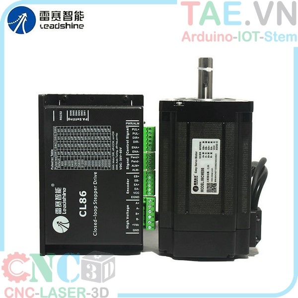 Combo Motor 86CME85/86HSM45 + Drive CL86 LEADSHINE Trường An Equipment