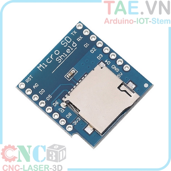 ESP8266 NodeMCU Lua D1 Mini Micro SD Card Shield Trường An Equipment