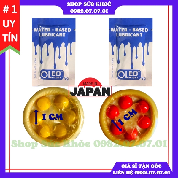 Bao Cao Su Bi Lớn Super Gold Nhật Bản, Hộp 4 cái [ 2 bcs + 2 Gel ], 100 ...