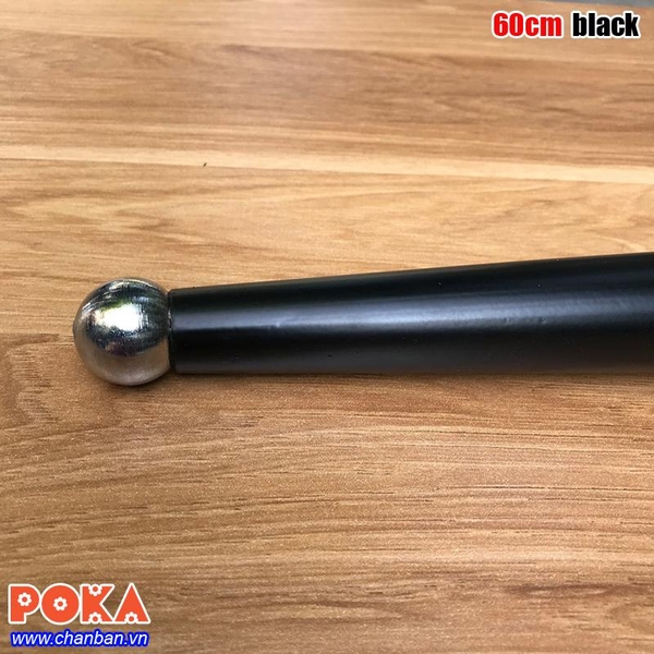Chân bàn Louis-60B-I đen bi inox 60cm | Chân côn Louis Black 60cm – Nội ...