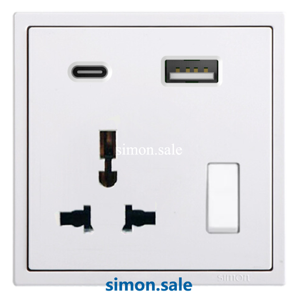 So sánh những loại ổ cắm sạc USB Type A và Type C dòng Simon i7 - Phân phối Thiết bị điện Simon