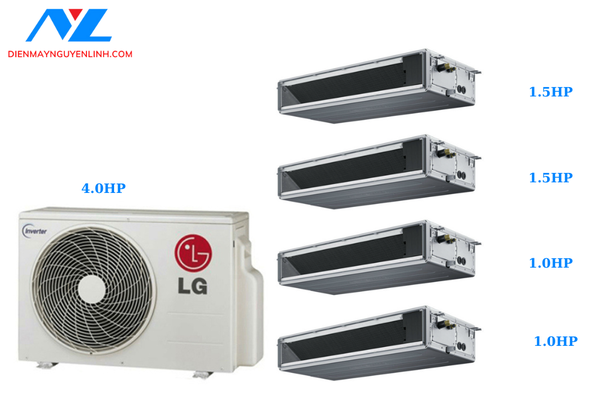 Combo Multi LG A4UQ36GFD0/AMNQ09GL1A0 + AMNQ12GL2A0