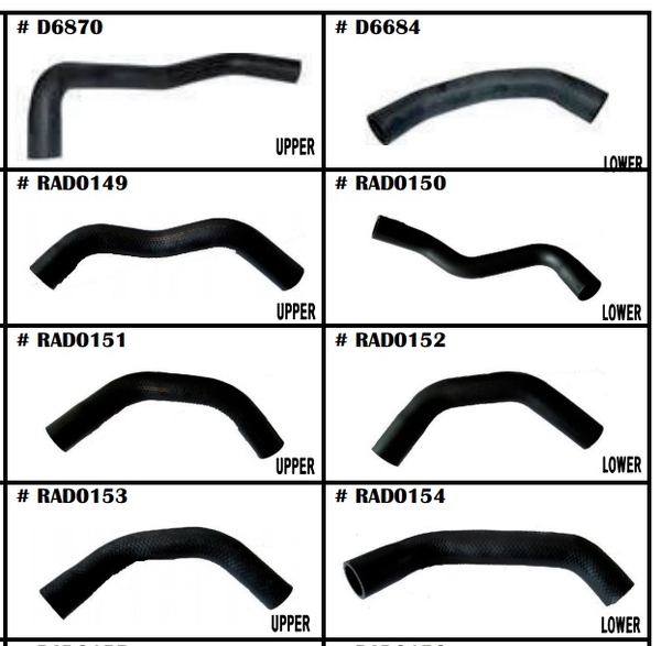 Ống tản nhiệt xe nâng hàng - RADIATOR HOSES Xe nâng TFV