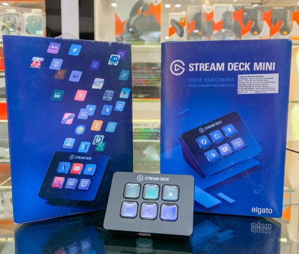 Thiết bị Stream Elgato Gaming StreamDeck Mini 6 Phím Lập Trình (10GAI9901)