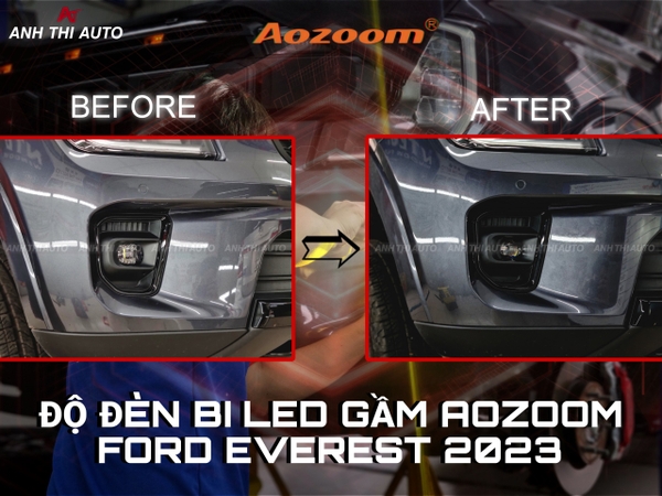 BI LED gầm Aozoom ANT FOG LIGHT 2.0💥 | Cửa hàng Anh Thi Auto