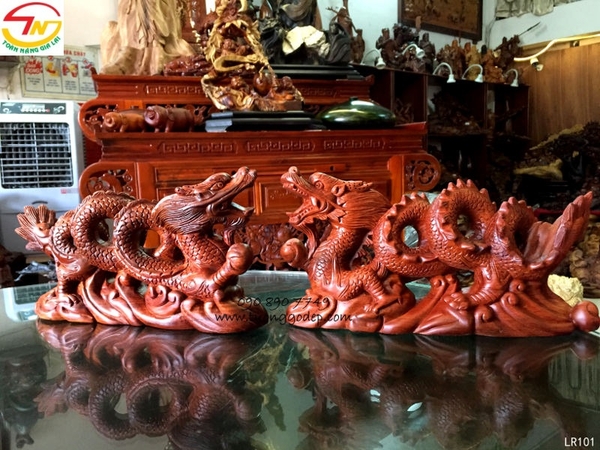 Tượng con Rồng bằng gỗ - LR101