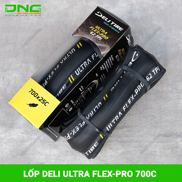 Lốp xe đạp thể thao DELI ULTRA FLEX-PRO 700c 700x23c | Nhà phân phối xe ...