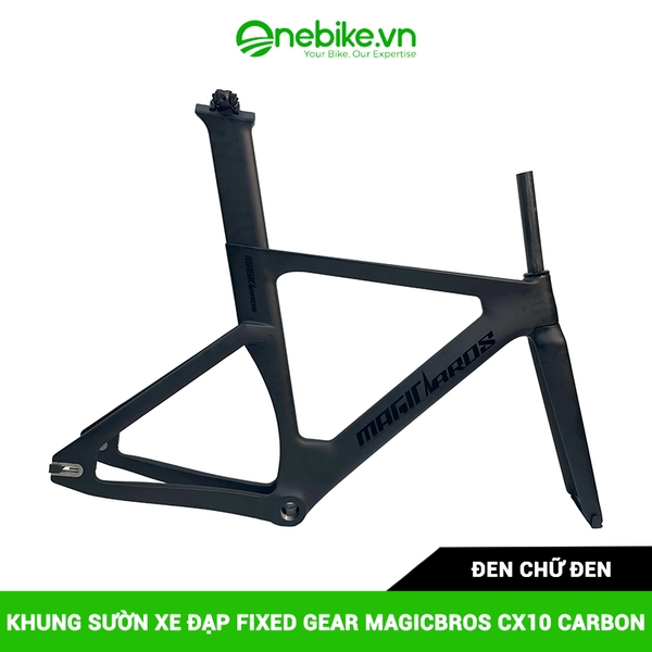 Khung sườn xe đạp Fixed gear MAGICBROS CX10 Carbon | DngBike.com