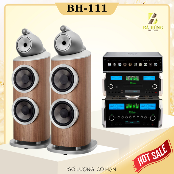 Loa B&W 802 D4 + Amply Mcintosh MA12000 + Đầu McIntosh MCD12000 + Đầu ...