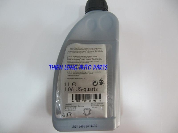 Dầu trợ lực lái Mercedes - A0009899103 - Thiên Long Auto Parts - Phụ ...