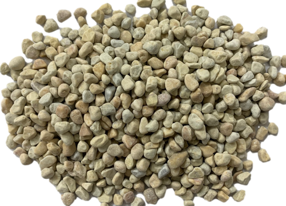 Lemon Yellow Tumbled Pebbles