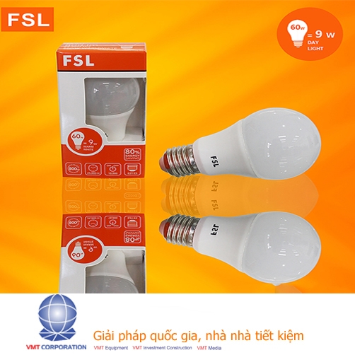 Bóng đèn led 9W đui xoáy E27