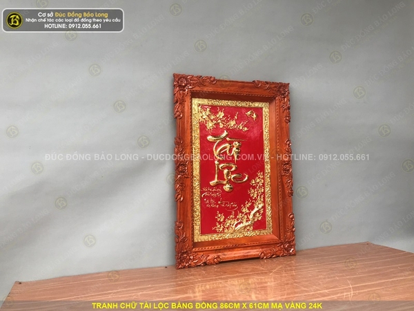 Ý nghĩa tranh chữ tài lộc trong văn hóa người Việt