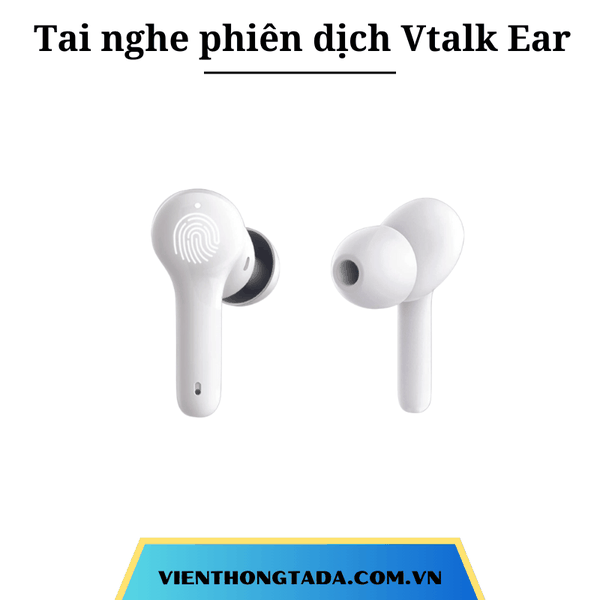 VTalk Ear | Tai nghe phiên dịch không dây trực tiếp, Dịch 127 ngôn ngữ ...
