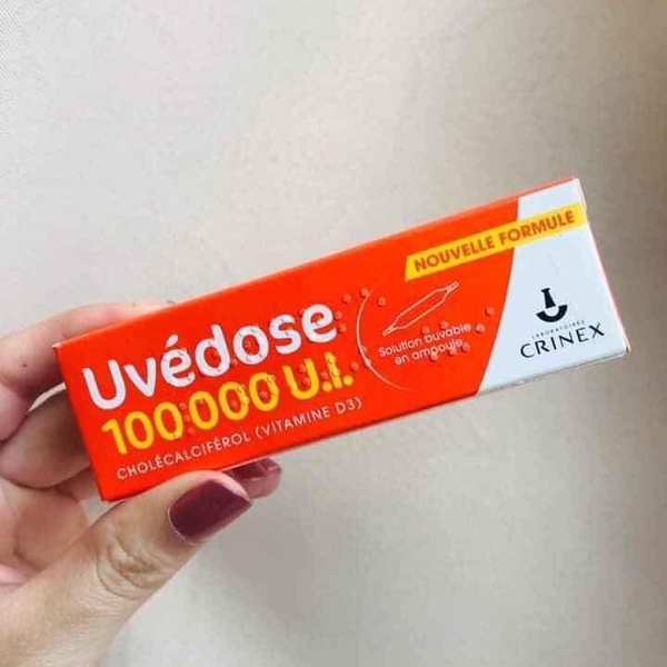 Vitamin D3 liều cao Uvédose 100000U.I. Crinex