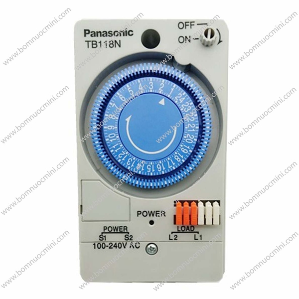 Timer Hẹn Giờ Panasonic TB118N 100V-220V – Bơm Nước Mini