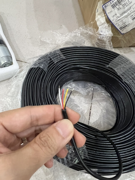 Dây Cáp Tín Hiệu 4 Lõi 2464 26AWG 0.12mm2 Vỏ PVC 80 Độ C – Bơm Nước Mini
