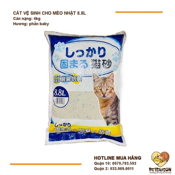 Cát Mèo - Cát Vệ Sinh Cho Mèo Nhật Bản Gói 5L
