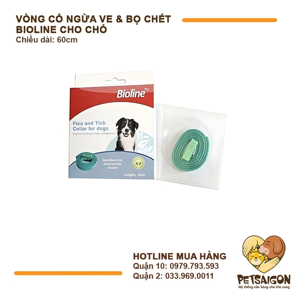 Vòng Cổ Trị Ve Chó - Vòng Cổ Ngừa Ve Bọ Chét Cho Chó Bioline