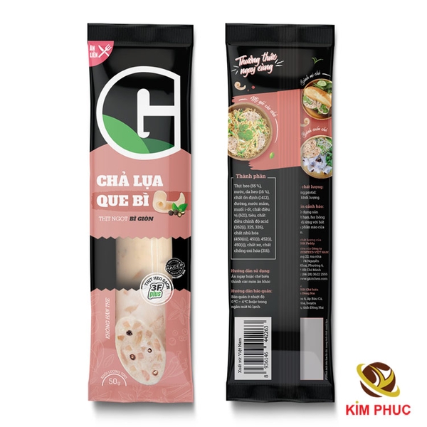 Chả lụa que bì G Kitchen 50gr – Kim Phúc