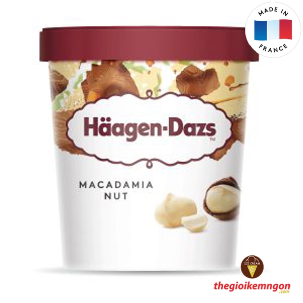 Kem hộp Haagen-Dazs vị hạt macca 473ml – Kim Phúc
