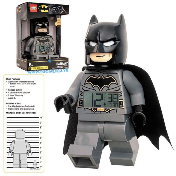 LEGO Alarm clock Super Heroes Batman 7001064 - Đồng hồ báo thức Batman ...