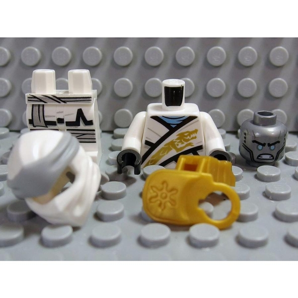 Zane - Legacy, Pearl Gold Armor Shoulder Pad, Flat Silver Head - Đồ ...