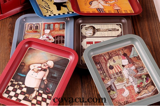 Khay thiếc cafe Cổ & Cũ Gift