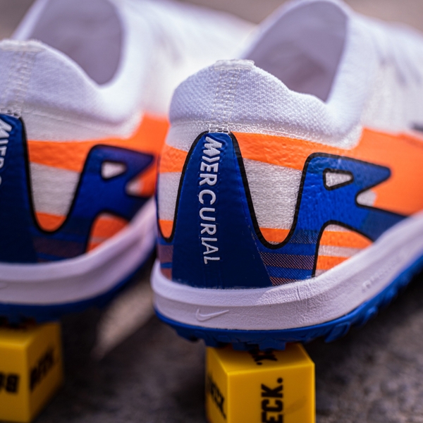 Giày Bóng Đá Nike Mercurial Vapor 16 Elite MDS009 Trắng Cam Xanh Biển ...