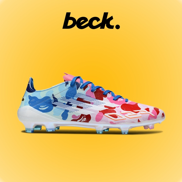 Giày Bóng Đá Adidas F50 Elite BAPE Xanh Hồng Đế Bóng HQ FG