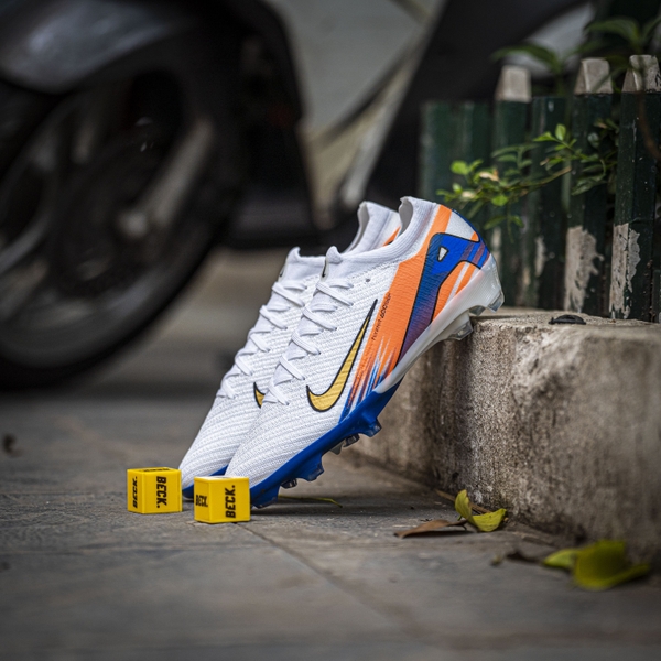Giày Bóng Đá Nike Mercurial Vapor 16 Elite MDS009 Trắng Cam Xanh Biển ...