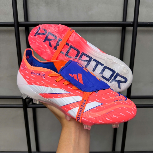 Giày Bóng Đá Adidas Predator 25 Elite Tongue Cam Xanh Biển Lưỡi Gà Gập ...