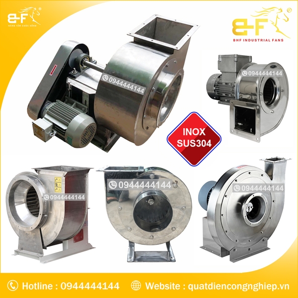 Quạt Đứng Công Nghiệp Inox 304 (Chịu Nhiệt - Chống Ăn Mòn) Quạt Công ...