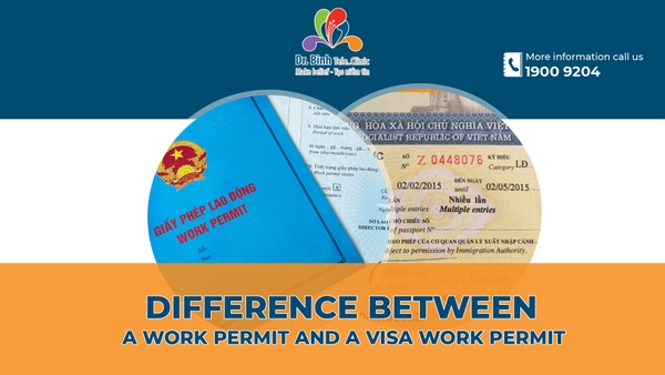 DIFFERENCE BETWEEN A WORK PERMIT AND A VISA WORK PERMIT