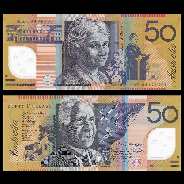 50 dollars Australia 2009 polymer Shop tiền sưu tầm D-money