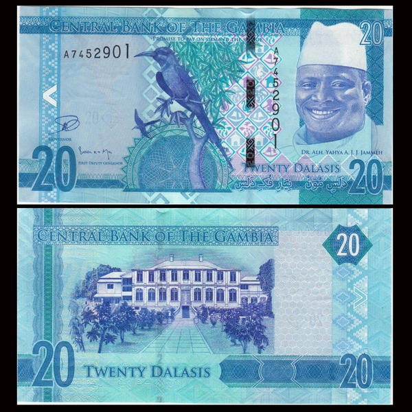 20 dalasis Gambia 2015 Shop tiền sưu tầm D-money