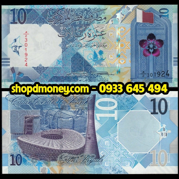 10 riyals Qatar 2020 Shop tiền sưu tầm D-money