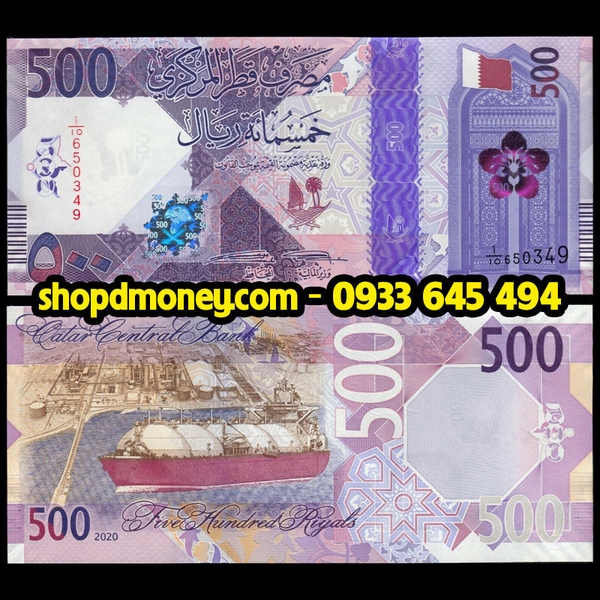 500 riyals Qatar 2020 Shop tiền sưu tầm D-money