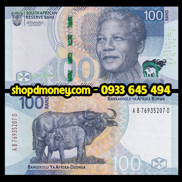 100 rand South Africa 2023 Shop tiền sưu tầm D-money