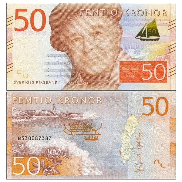 50 kronor Sweden 2015 Shop tiền sưu tầm D-money