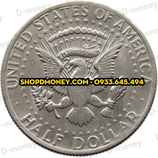 Half dollar - 50 cents Mỹ Shop tiền sưu tầm D-money
