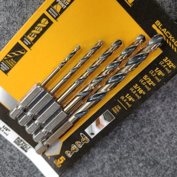 Bộ Mũi Khoan Chuôi Lục Giác 1/4"(6.4mm) DeWALT DWAH1105