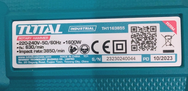 Máy khoan đục bê tông TH1163855 TOTAL
