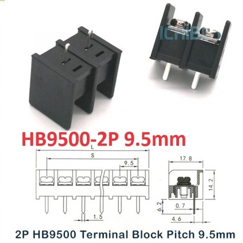 DOMINO Hàn PCB HB9500-2P 9.5mm