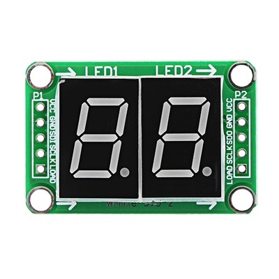 Mạch Hiển Thị 2 LED 7 Đoạn 74HC595 tube