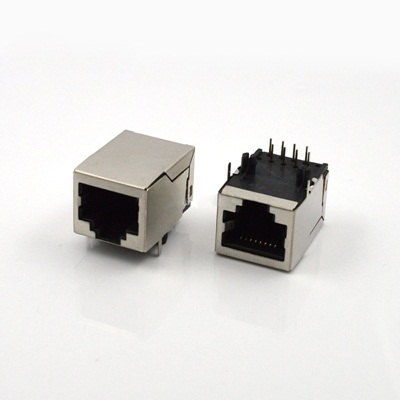 RJ45 8P8C 18MM Socket Right Angle