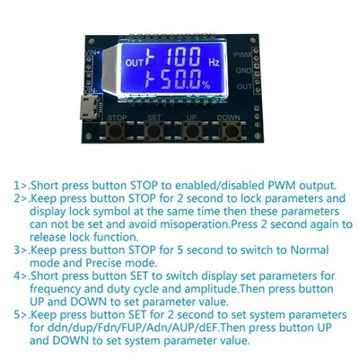 Mạch Phát Xung Vuông PWM XY-APWM
